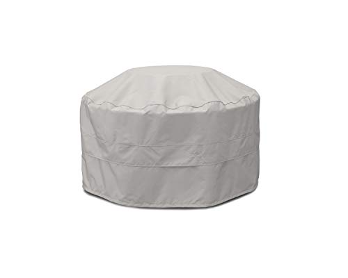 POLYWOOD® Round 48" Fire Pit Table (Slate Grey)
