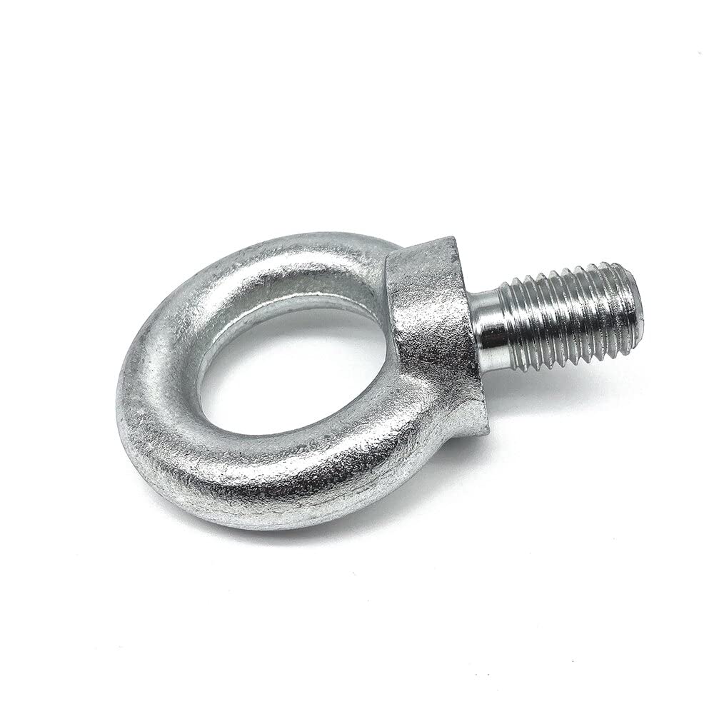 M24 Marine Grade Heavy Duty Male Thread Machinery Shoulder Lifting Ring Eye Bolt (M24) Surface Zinc Plated