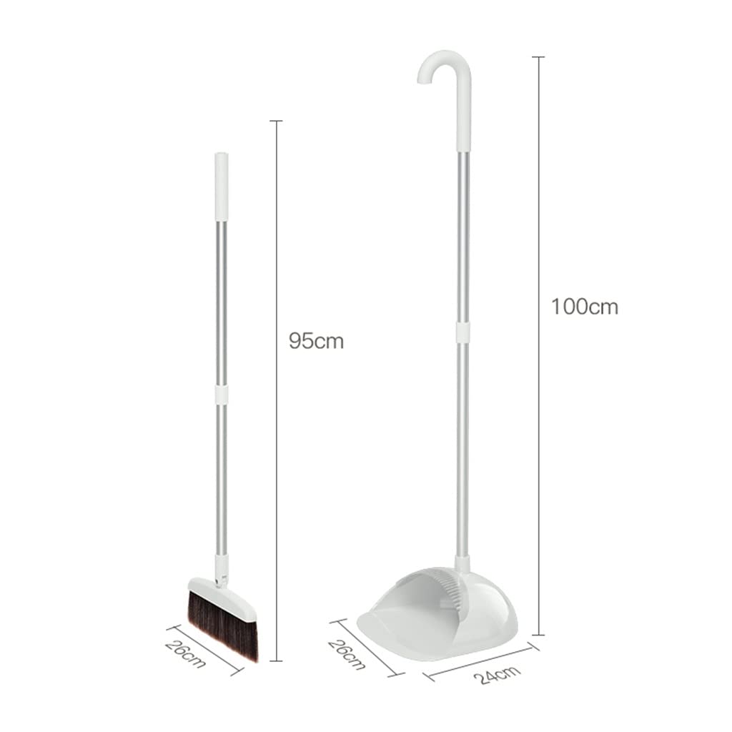 LYSLDH Broom and Dustpan Set Household Combination Sweeping Broom Combination Broom Hair Cleaning Set