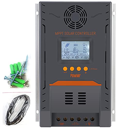 MPPT Solar Charge Controller 100 amp, 100A Solar Controller MPPT 12V/ 24V DC Auto Max 96V 2600W Input fit for 12V/24V AGM Gel Sealed Flooded Batteries