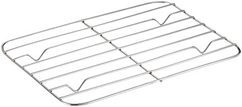 KitchenCraft KCRNR25 Stainless Steel Roasting Tin with Rack, Small, 27 x 20 cm, Silver