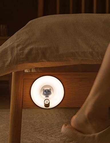 Searon Rechargeable Motion Sensor Night Light Kids, Under Cupboard Lights, Dimmable Cabinet Lights for Stairs Wardrobe Closet Bedroom Hallway Drawer Shed Toilet Garage