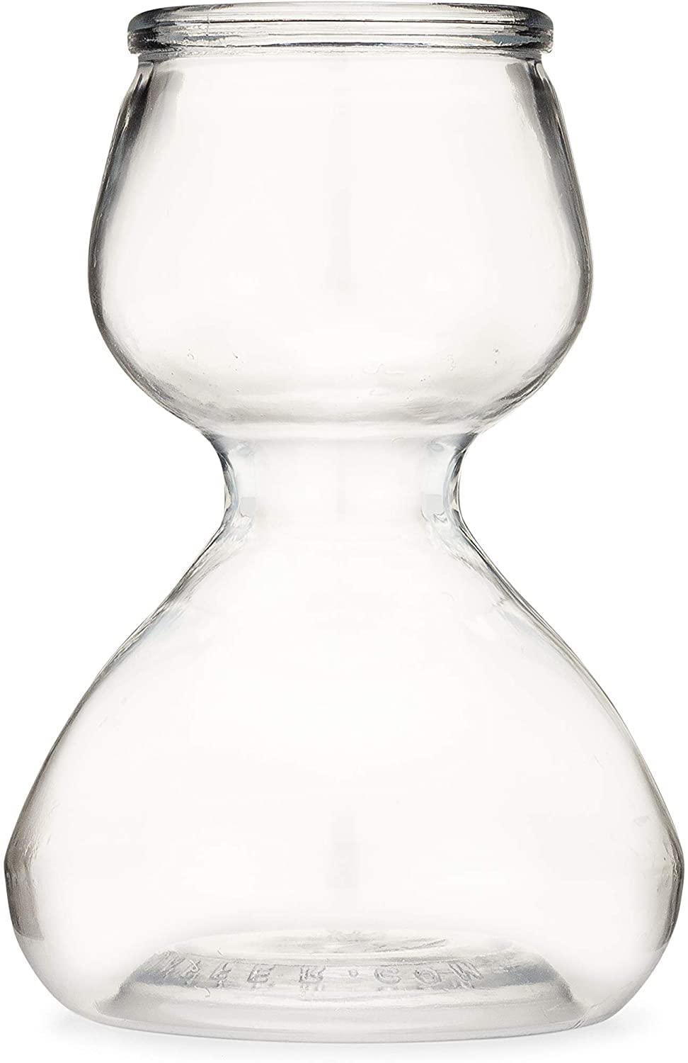 QUAFFER Double Bubble Layered Shot Glass β Chaser Shot Glass Jigger for Smooth Tasty Shots β Fun Unique Split Shot Glasses Barware (1.25oz Top & 2.25oz Bottom)