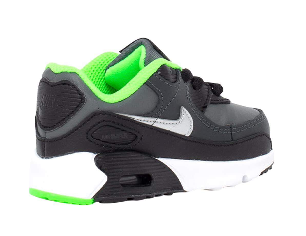 Nike Toddler's Air Max 90 LTR Black/Chrome-Dk Smoke Grey (CD6868 016) - 6