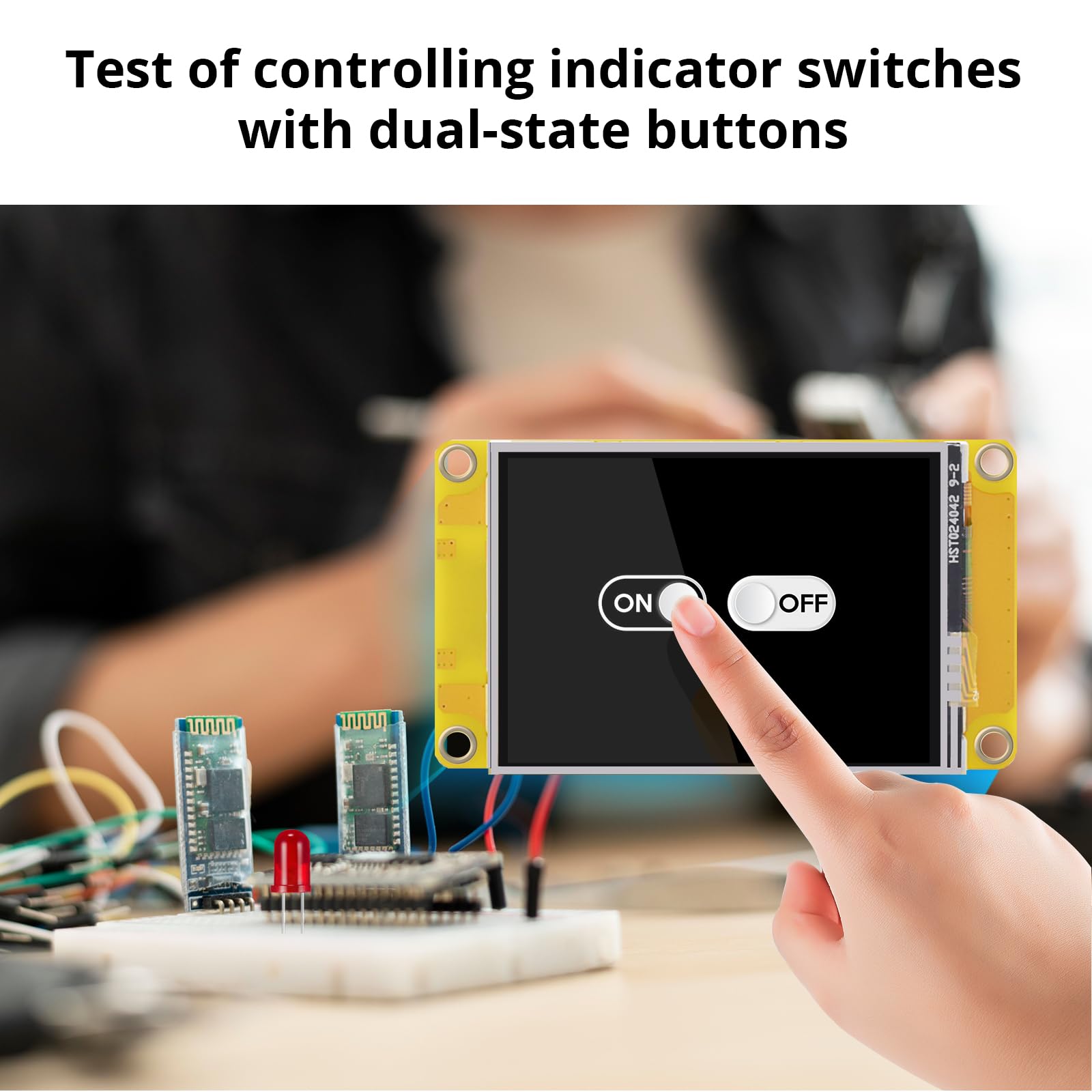 NEXTION Display 2.4″ Discovery Series NX3224F024 LCD-TFT Resistive Touch Screen 320×240, HMI Display Suitable for Racing Dashboard, 3D Printer, etc.