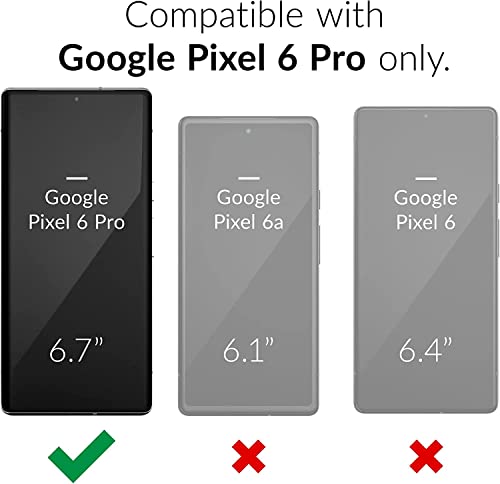 oakxco Google Pixel 6 Pro Magnetic Case Clear, Compatible with Magsafe Charging, Slim Fit Protective Phone Case for Pixel 6 Pro, Shockproof Soft Silicone TPU Bumper&Hard PC, Crystal Clear Anti-Yellow