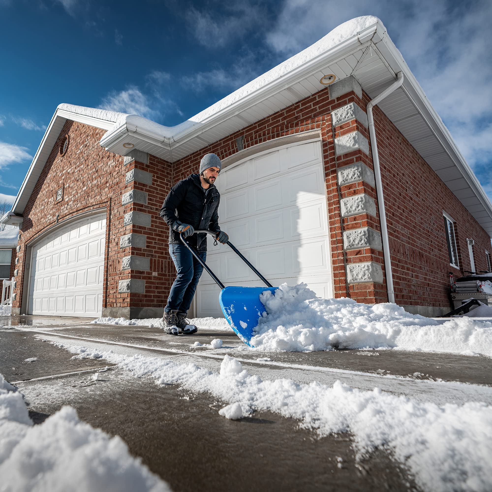 Lifetime Snow Pusher, 42β Heavy Duty Snow Plow Shovel