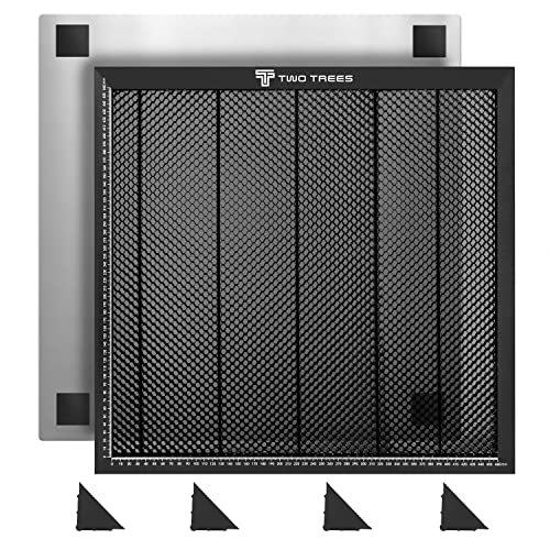 Twotrees Honeycomb Laser Bed 500x500mm Honeycomb Board 19x19 in Honeycomb Working Table for Laser Cutter Engraver (19.68β x19.68β)