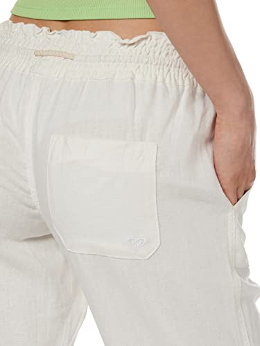 Roxy Women's Oceanside Pant, Sea Salt X-Large