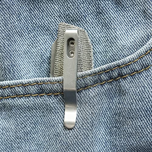 Kizer Genie 154CM Steel EDC Knife 3.39 Inches Blade Green Micarta Handle Folding Pocket Knife Thumb Hole Openers V4545C1