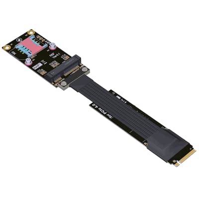 QJJ M.2 NVME Key M to Mini-PCIe Extension Cable 4.0 (30cm, R46SF 4.0)