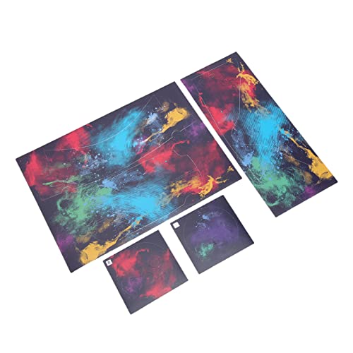 JIJO VR Glasses Sticker Protective Skin Decals PVC Removable Glasses Sticker for Oc ulus Quest 2 Sticker Protective Skin Decals (泼墨撞色)
