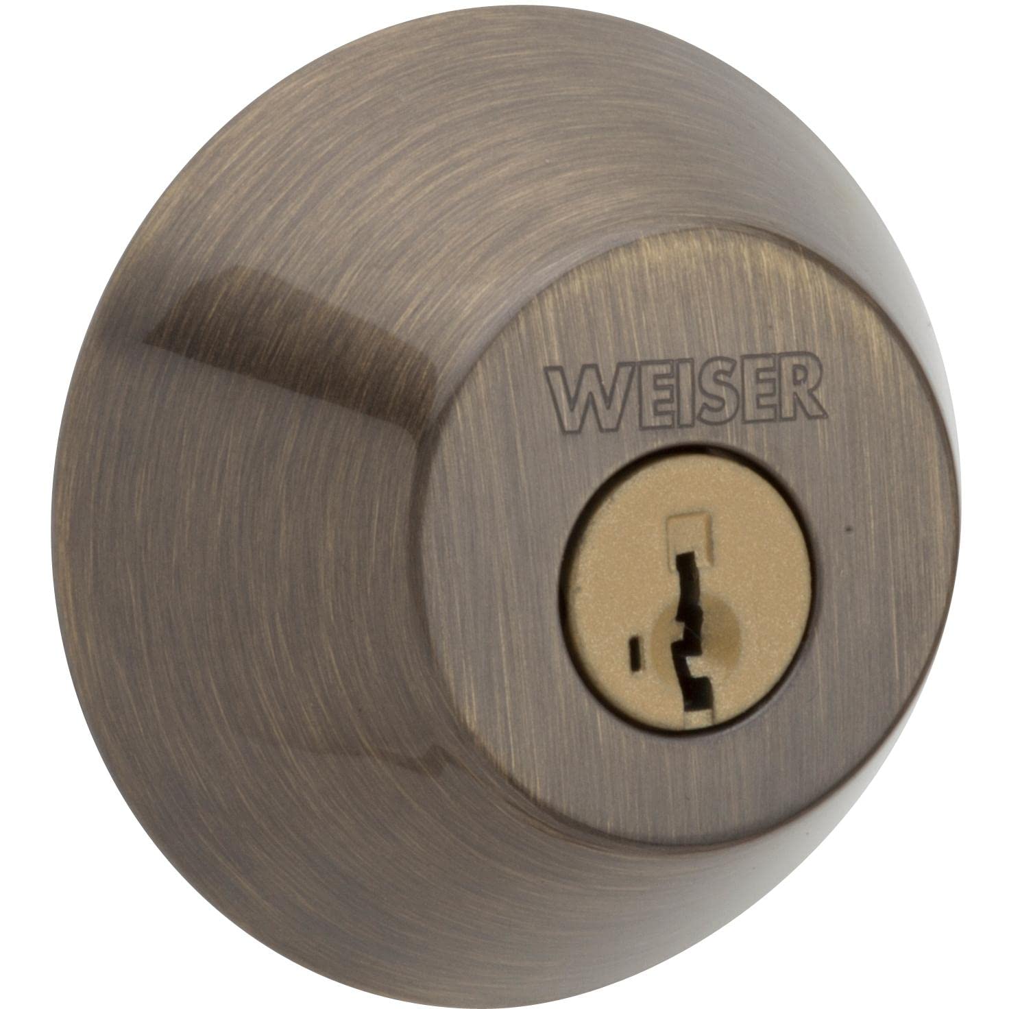 GD9471 5 K4 SMT B 6LS2R2 1-Cyl Deadbolt - Antique Brass