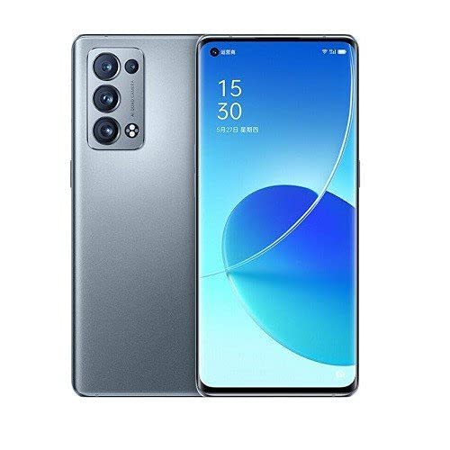 Oppo Reno 6 Pro 5G Dual CPH2247 256GB 12GB RAM Factory Unlocked (GSM Only, No CDMA - not Compatible with Verizon) International Version - Lunar Gray (Renewed)