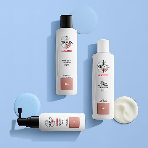 Nioxin System 3 Kit 3 for Color Treated Hair with Normal to Light Thinning Hair, 3 Piece Set