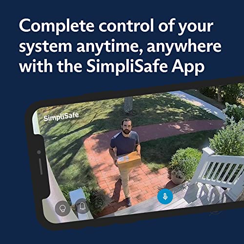 SimpliSafe 12 Piece Wireless Home Security System w/HD Camera - Optional 24/7 Professional Monitoring - No Contract - Compatible with Alexa and Google Assistant