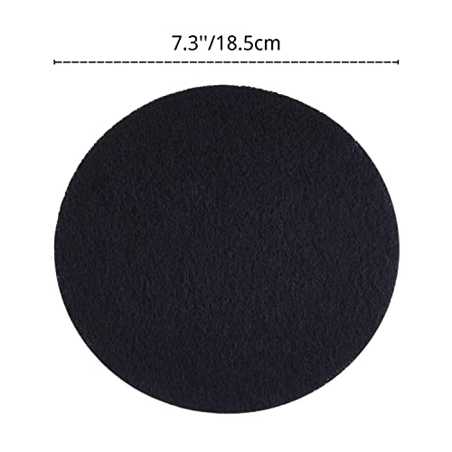 Perfnique Compost Bin Charcoal Filters, 12 Pack Filter Replacement for Compost Bucket, Kitchen Compost Bin Countertop Filters, Longer Lasting Activated Carbon Filters for Kitchen Pail Composter