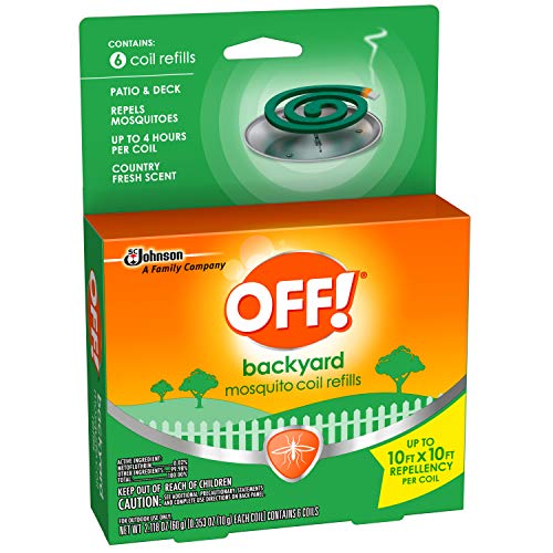 OFF! Mosquito Coil Refills 6 Count (Pack of 2)