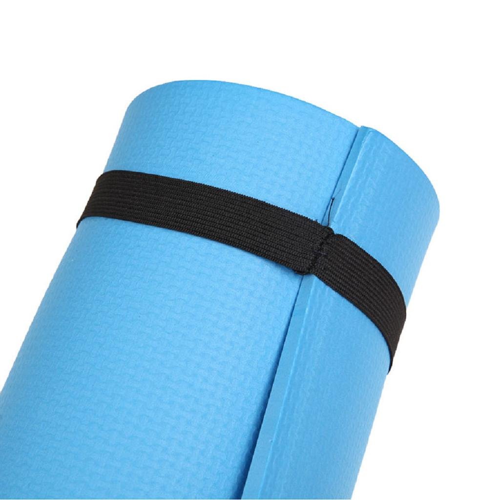 Forgun Durable 4mm Thickness Yoga Mat Non-Slip Exercise Pad Health Lose Weight Fitness (Blue)
