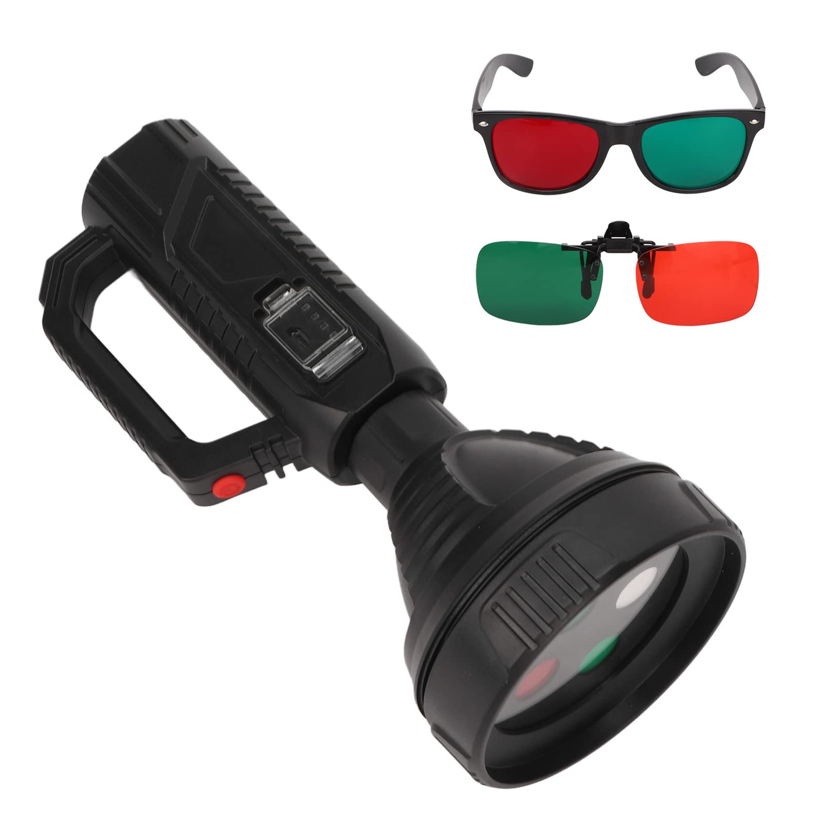 Portable 4-point Test Light, Accurate Detection Data 2000mah 4-point Test Light, Nonslip with USB Charging Cable for Ophthalmology