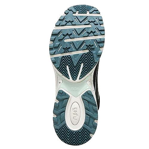 Ryka Women's Sky Walk Trail Hiking Shoe Black/Green 8.5 W