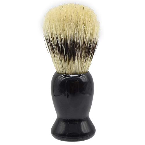 Misaso Boar Bristle Wood Beard Brush Hairdresser Shaving Tool Men Mustache Comb Kit Shaving Stand Holder Set