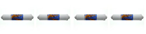 Omnipure K2533JJ Inline Water Filter with Quick-Connect (4-(Pack))