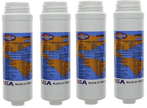 Omnipure Q5486 Q-Series GAC and Phosphate Water Filter (4 Pack)