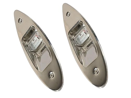 Marine Boat Navigation Lights, LED Bow Light, Boat Navigation Lights Red and Green, Vertical Mount Sidelight, 12 V, 2NM
