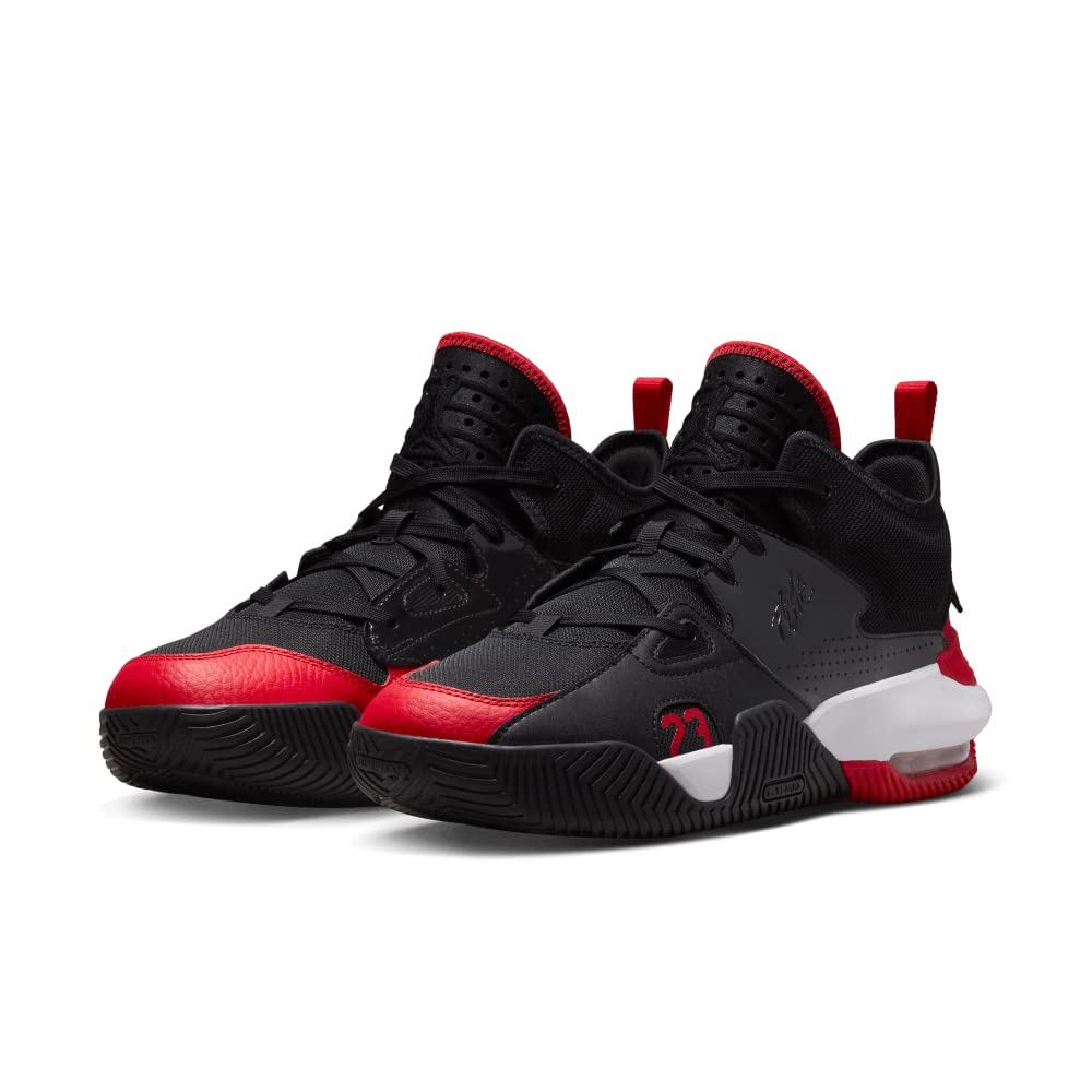 Nike Mens Jordan Stay Loyal 2 Running, BLACK/WHITE-UNIVERSITY RED, 9 UK (9.5 US)