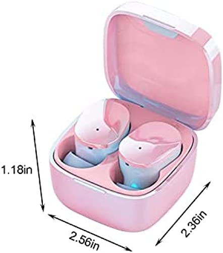 SEMAZA Wireless Bluetooth Earbuds TWS Bluetooth Headset in-Ear Low-Latency Call Noise Reduction Without Double Stereo Loss Sound Quality Pink