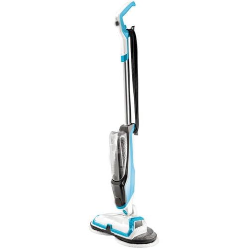 WHorob Hard Floor Powered Mop and Clean and Polish,Effortlessly Clean Hard-Surface Floors Versatile Mopping Machine,White/Black,10.00 x 11.00 x 28.00 Inches