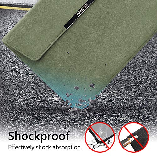 TOWOOZ MacBook Air M2 Sleeve Waterproof Thin Laptop Sleeve Case Compatible with 2022 M2 Chip MacBook Air 13.6 Inch A2681 / MacBook Air 13-13.6 Inch/MacBook Pro 13-14 Inch, with Accessory Pouch
