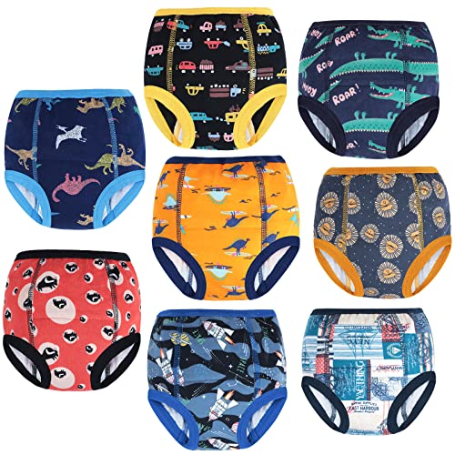 MOEMOE BABY Training Pants Absorbent Potty Training Underwear for Toddler Boys Girls, Cotton Training Pants 6T