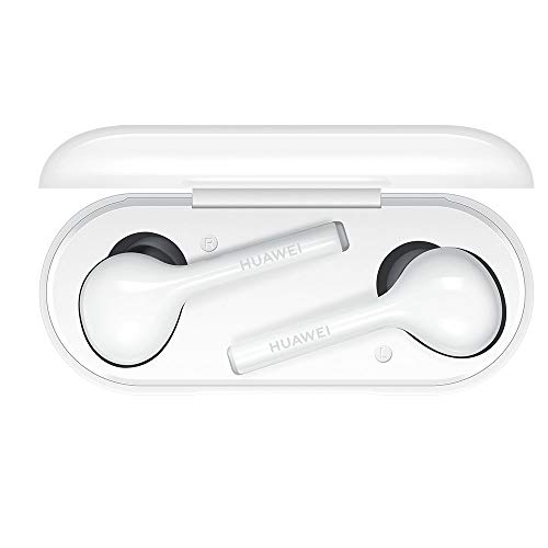 FreeBuds Lite 2019 Earphones, True Wireless Stereo Bluetooth Earbuds - For Android & iOS (Ceramic White)