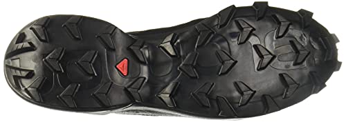 Salomon womens Salomon Women's Speedcross 5 Shoes for Women Trail Running, Black/Black/Phantom, 8 US