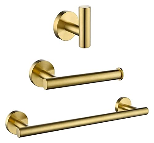 Towel BAR Rack Hardware Set Include Hand Towel Bar Toilet Paper Holder Robe Towel Hook, Wall Mounted Towel Holder Towel Storage Holder Bathroom Hardware/B (Color : Christmas Reindeer -Style5)