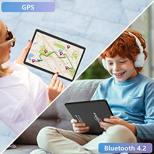 Tablet 10.1 inch Android 12 Tablet 2023 Latest Update Octa-Core Processor with 64GB Storage, Dual 13MP+5MP Camera, WiFi, Bluetooth, GPS, 512GB Expand Support, IPS Full HD Display (Silver)