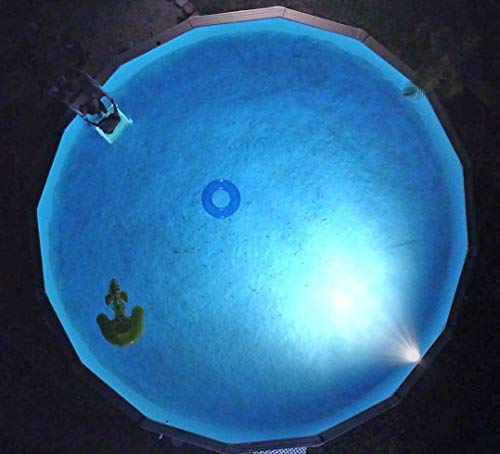 Nitelighter Multicolored LED Aboveground Pool Light β Color Changing Underwater Lamp, Easy to Install, ETL-Certified, NLMCLED, Grey