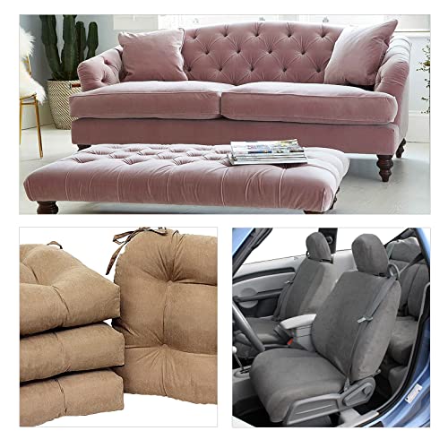 Softer Micro-Suede Fabric 36βx60β Dark Pink Synthetic Suede Sheet More Durable for Interior Upholstery,Sofa,Curtains,Car Seat,DIY Crafts (Dark Pink)
