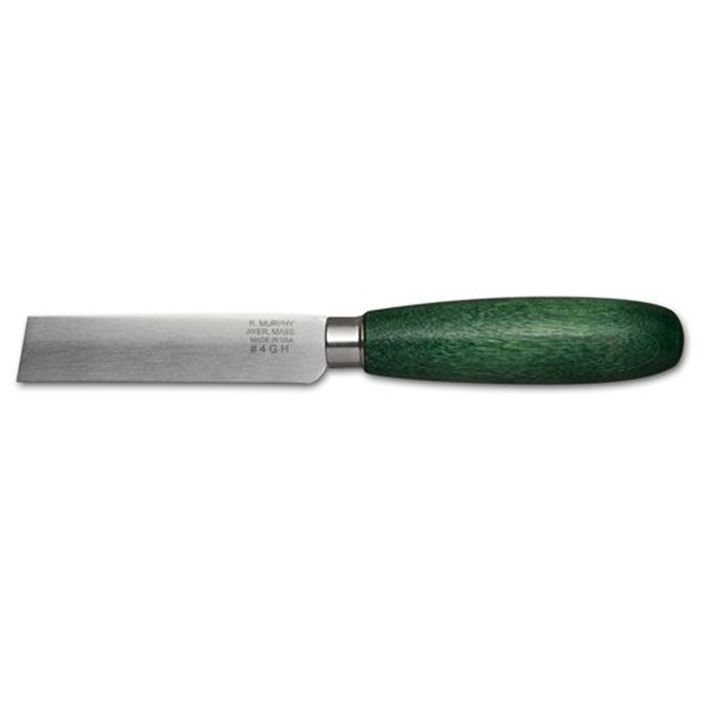 R. Murphy 4" Square Point Shoe Makers Cobbler Repair Leather Working. Green Handle Duct Knife for Scoring and Stripping and Cutting Duct Board 4SQGH