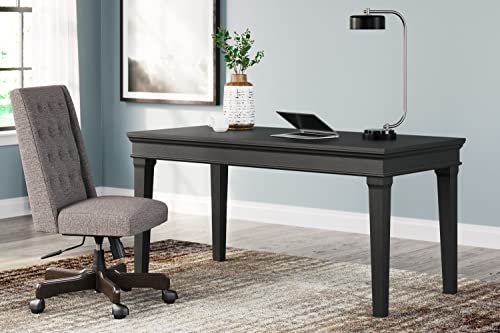 Signature Design by Ashley Beckincreek Retro Home Office Desk for Writing, Black