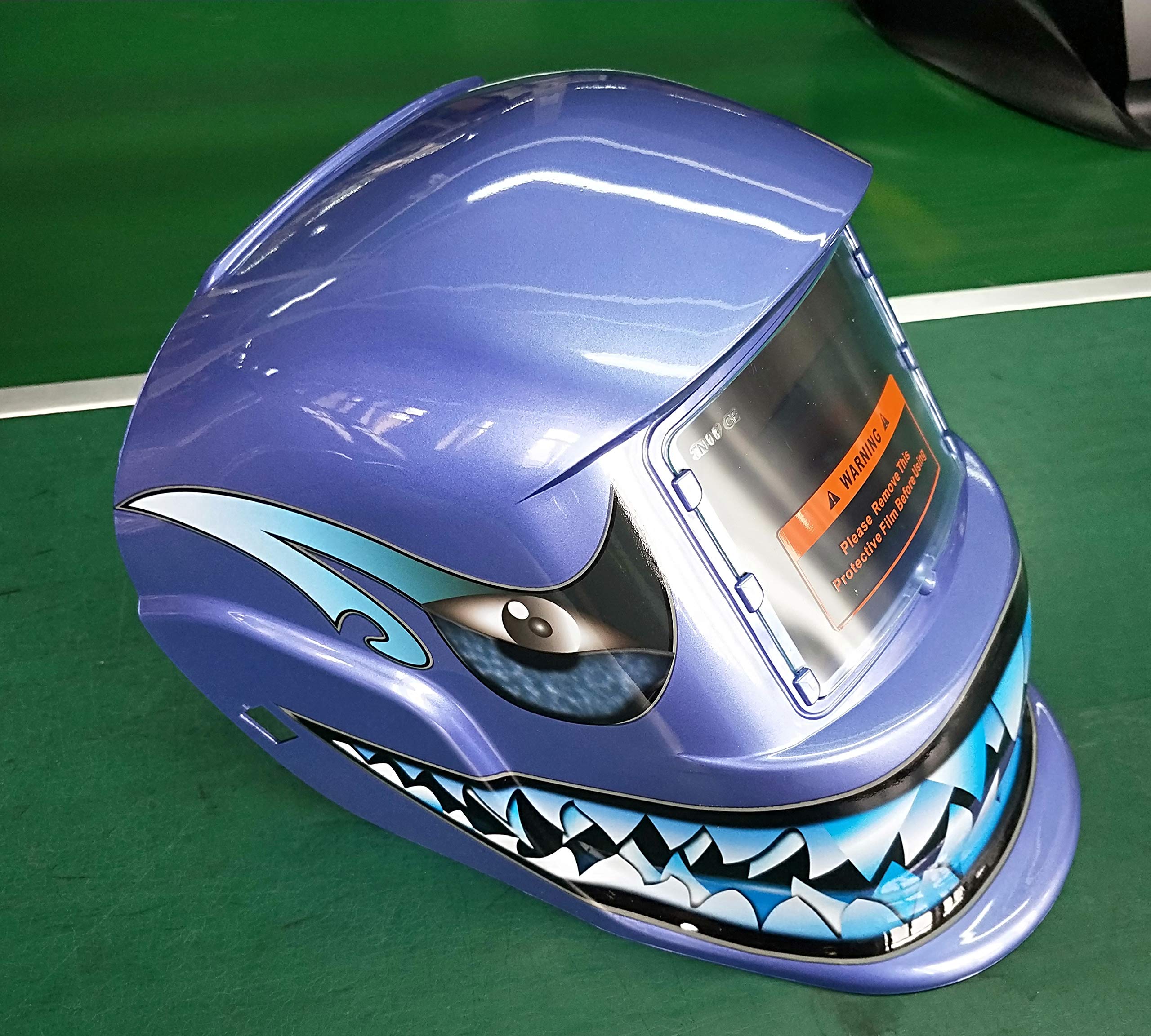 New True Color Auto Darkening Solar Powered Welders Welding Helmet Mask with Grinding Function