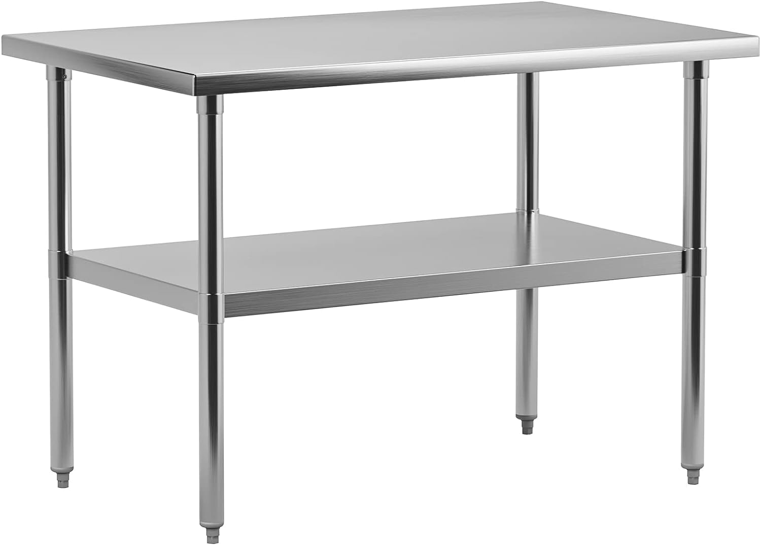 Stainless Steel Work Table,NSF Certified 30"x 24"Kitchen Prep Table with Strong Load Capacity for Home,Restaurant,Hotel and Outdoors