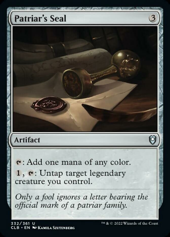 Magic: the Gathering - Patriar's Seal (332) - Battle for Baldur's Gate
