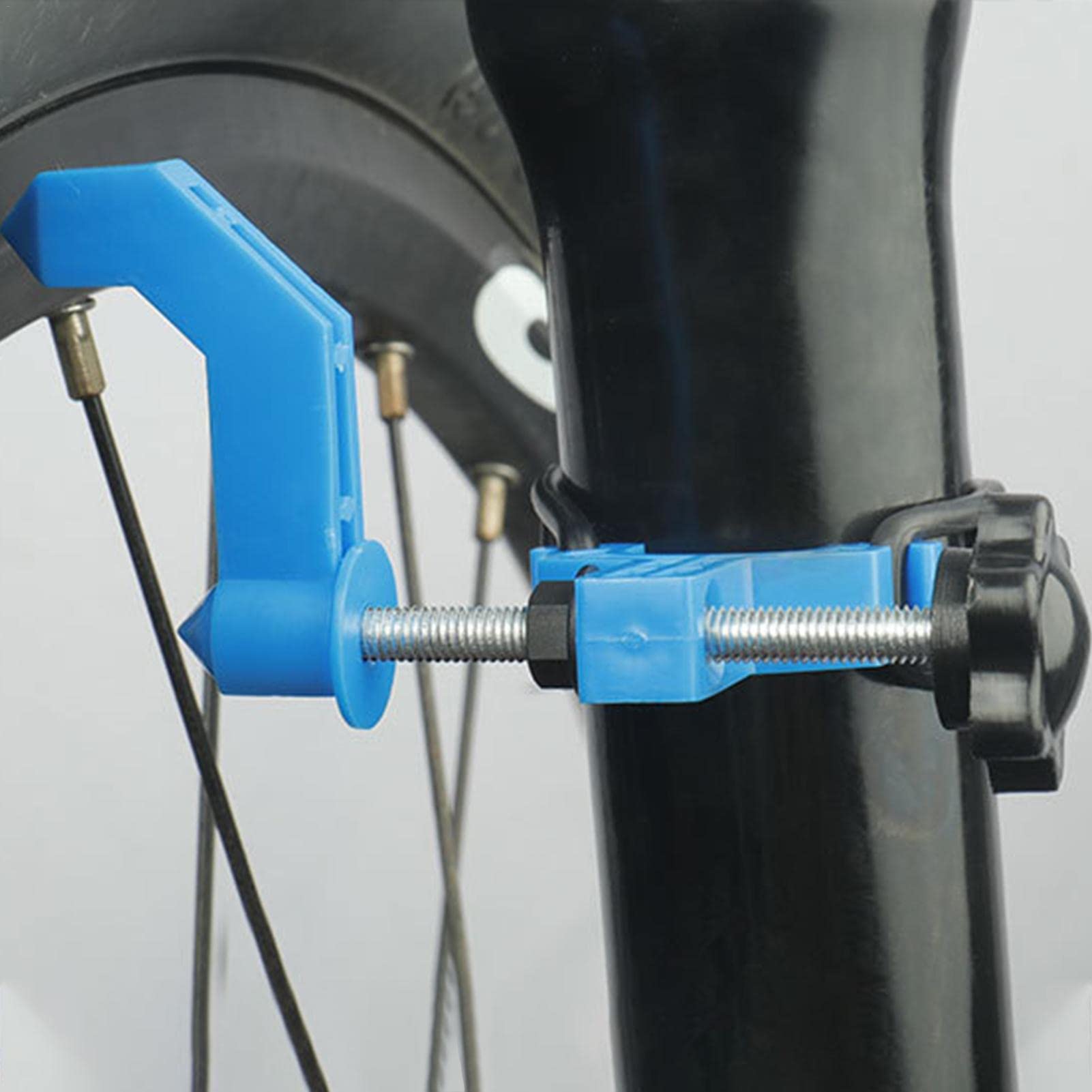 Gecorid Wheel Tuning Stand,Portable Mountain Adjustment Tool | Repair Tools with Precise Screw Adjustment for Bikes, Bicycles, Mountain Bikes for Cycling, Mountaineering, Competition