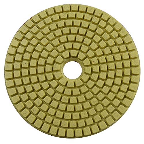 Konfor Diamond Polishing Wet Pads 4 Inch for Grinding Stone Marble Granite Countertop Tiles 10 Pieces Grit 30