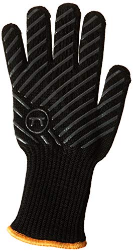 Outset 76254 Professional High Temperature Grill Glove, X, Large/Extra-Large, Black