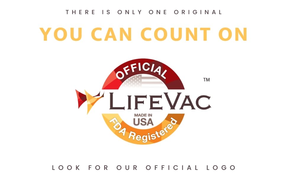 LifeVac Choking Rescue Device for Kids and Adults | Portable Airway Assist & First Aid Choking Device | Blue Travel Kit
