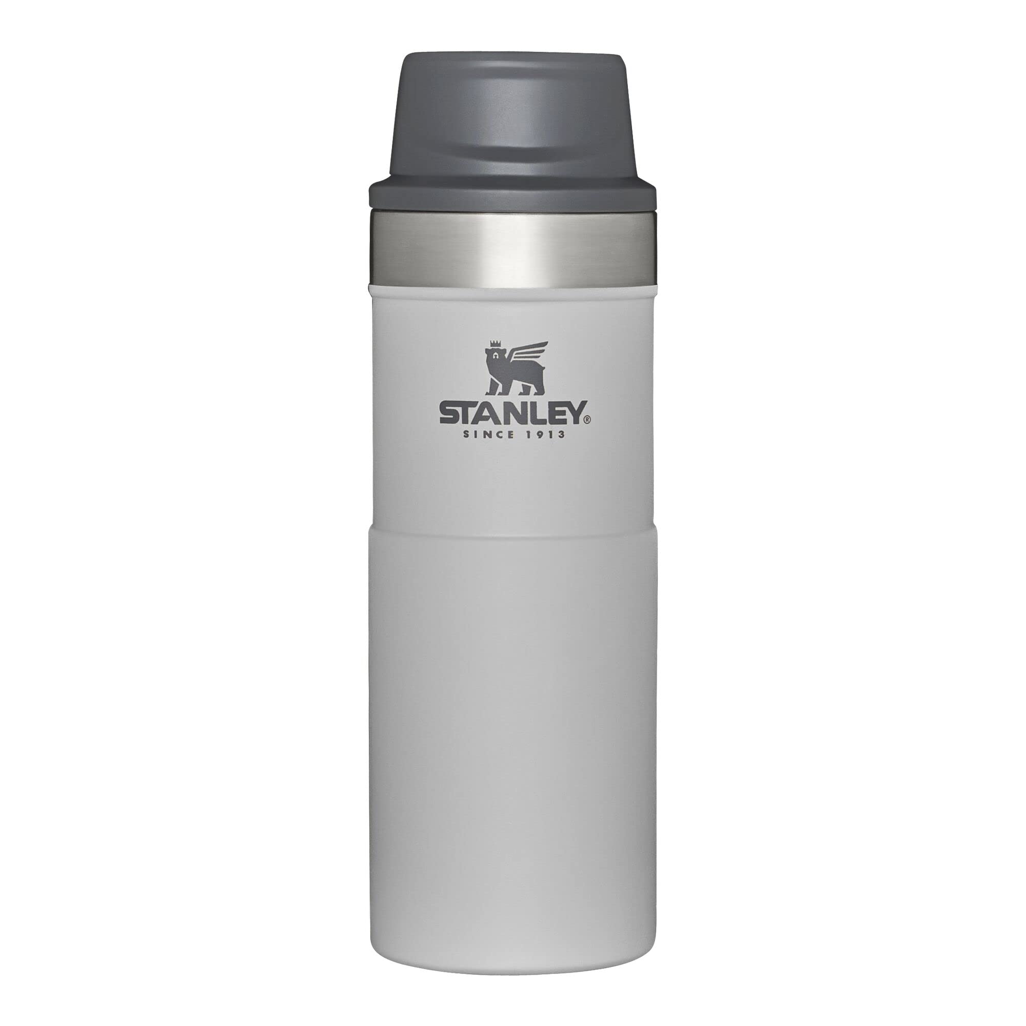 Stanley Classic Trigger Action Travel Mug – Leak Proof + Packable Hot & Cold Thermos – Double Wall Vacuum Insulated Tumbler for Coffee, Tea & Drinks – BPA Free Stainless-Steel Travel Cup, 16 Oz, Navy